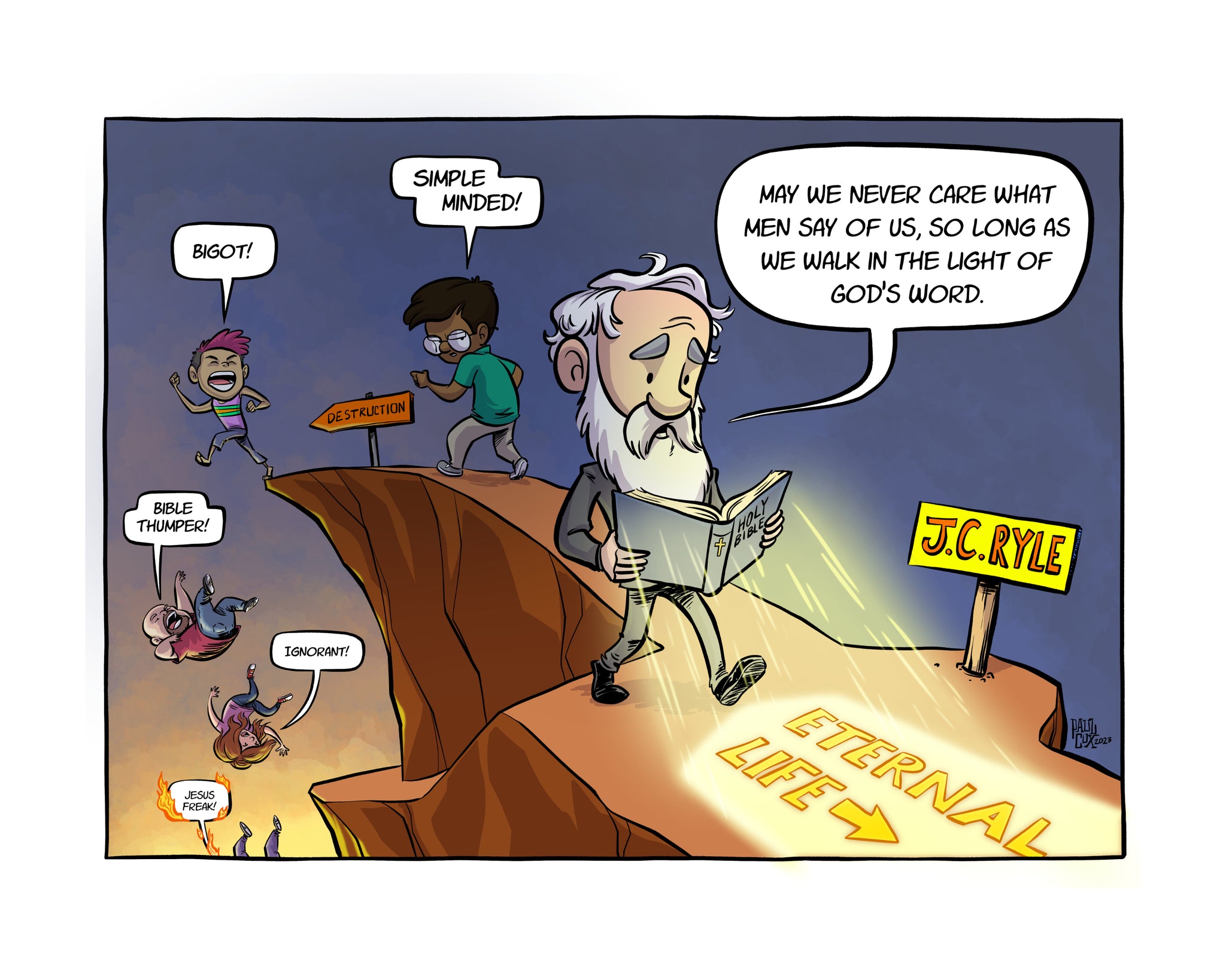 PRINT: J.C. Ryle - Light of God's Word – RefToons