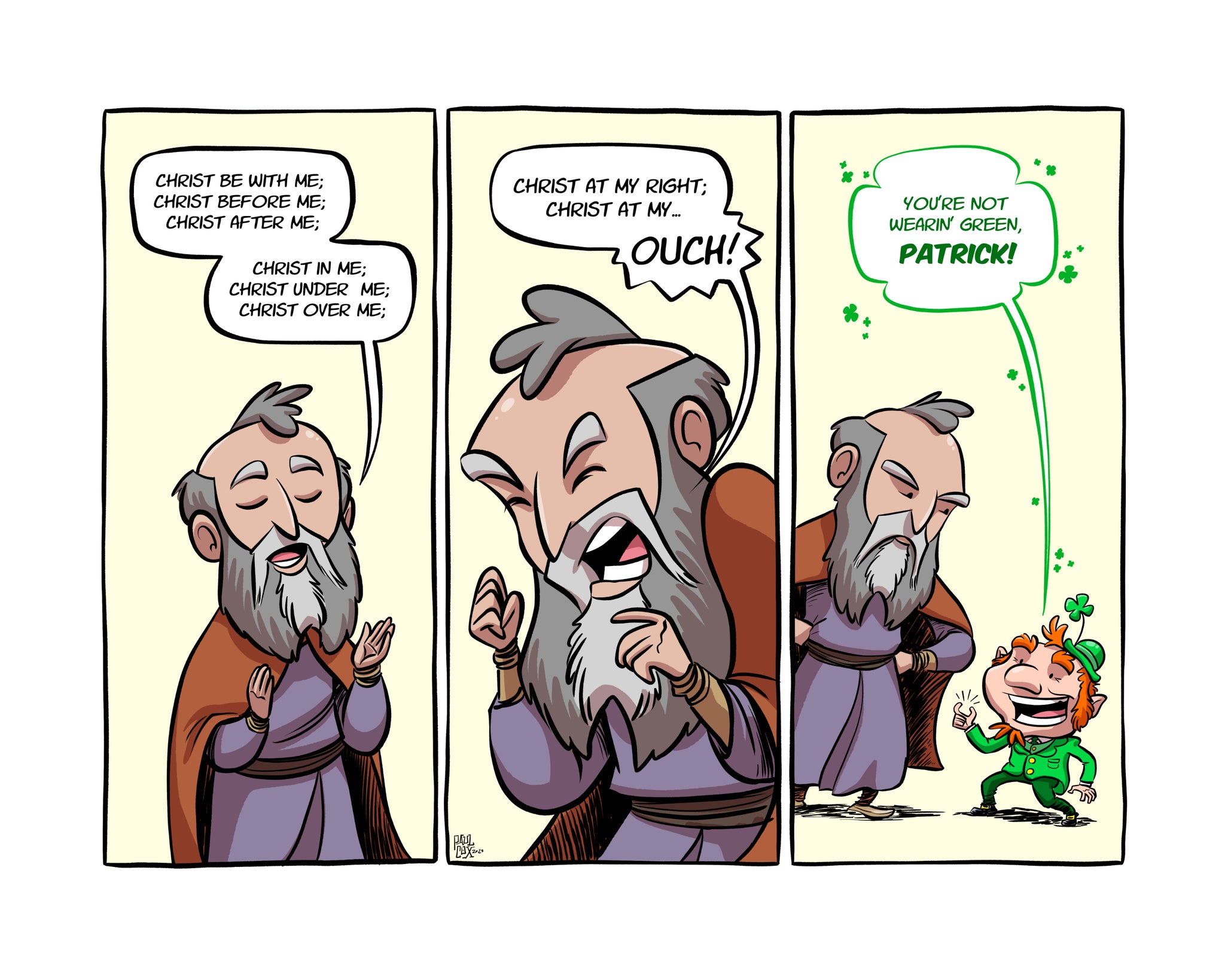 PRINT: St. Patrick – RefToons