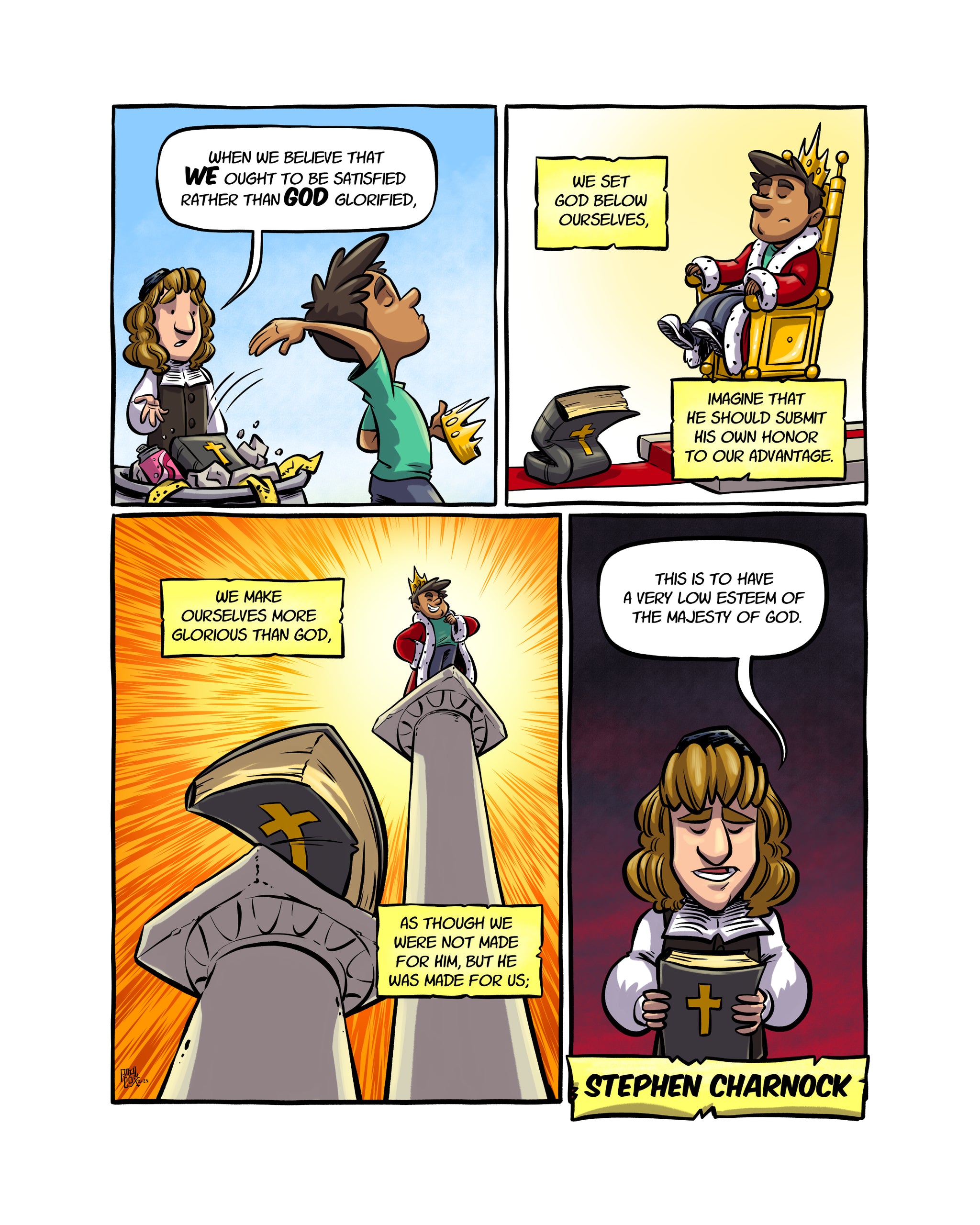 PRINT: Stephen Charnock Satisfied – RefToons