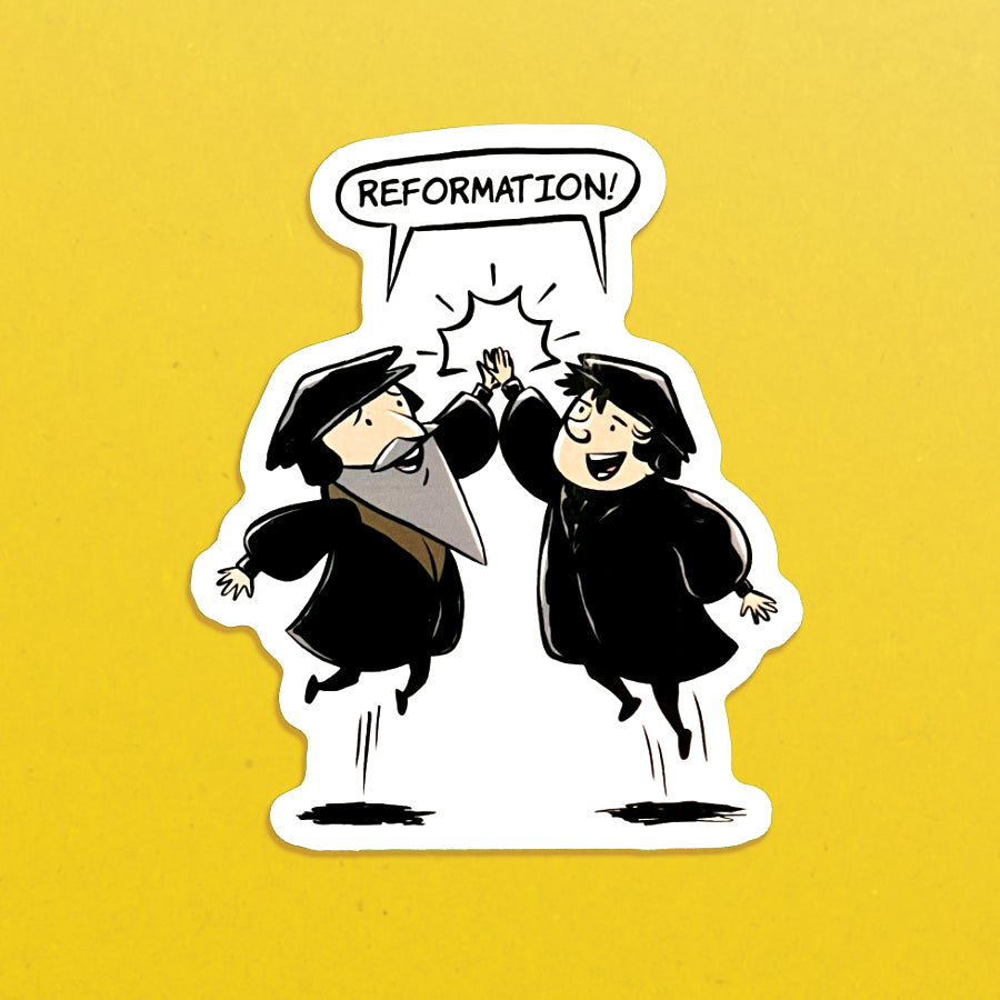 STICKER: Reformation High-Five – RefToons
