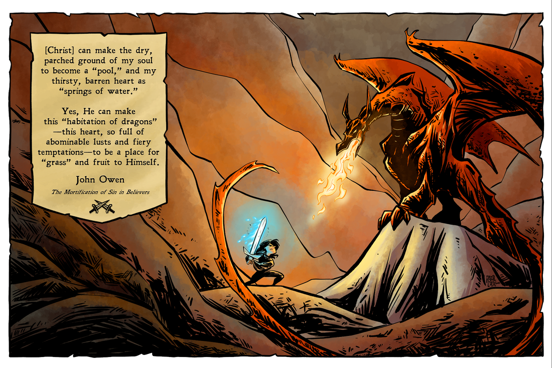 PRINT: John Owen and the Dragon Quote – RefToons