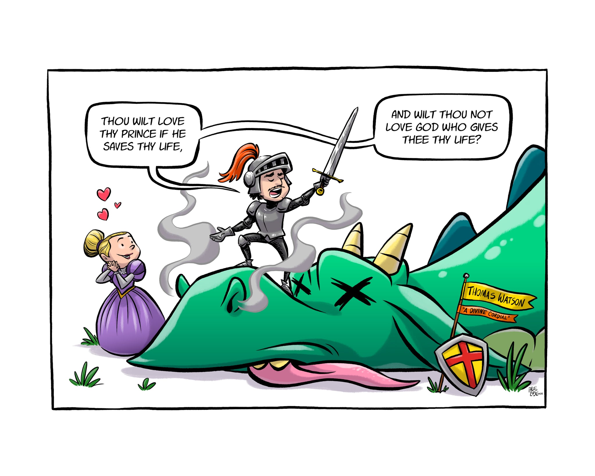 PRINT: Thomas Watson Dragon – RefToons